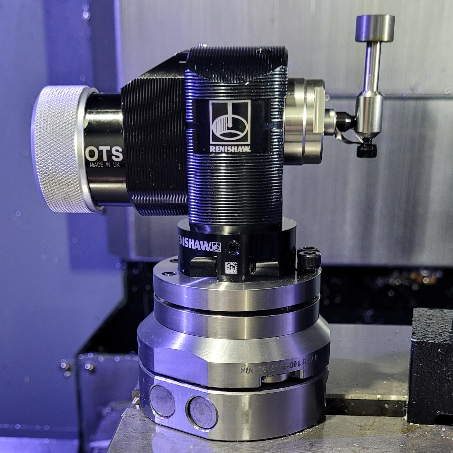 Renishaw Ots Rts Tool Probe Mounting System Precision Machined Exact Engineering Shop